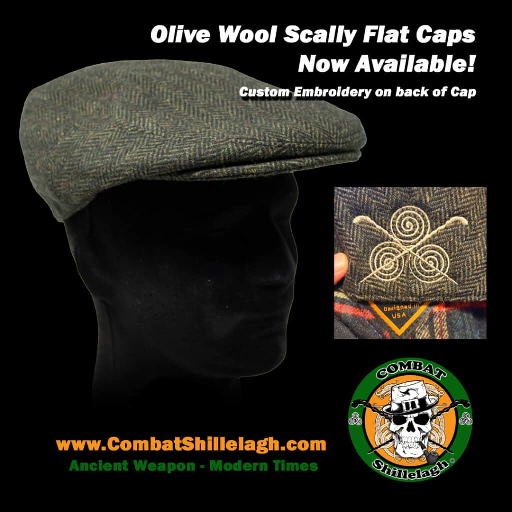 Flat Cap - Olive - Combat Shillelagh