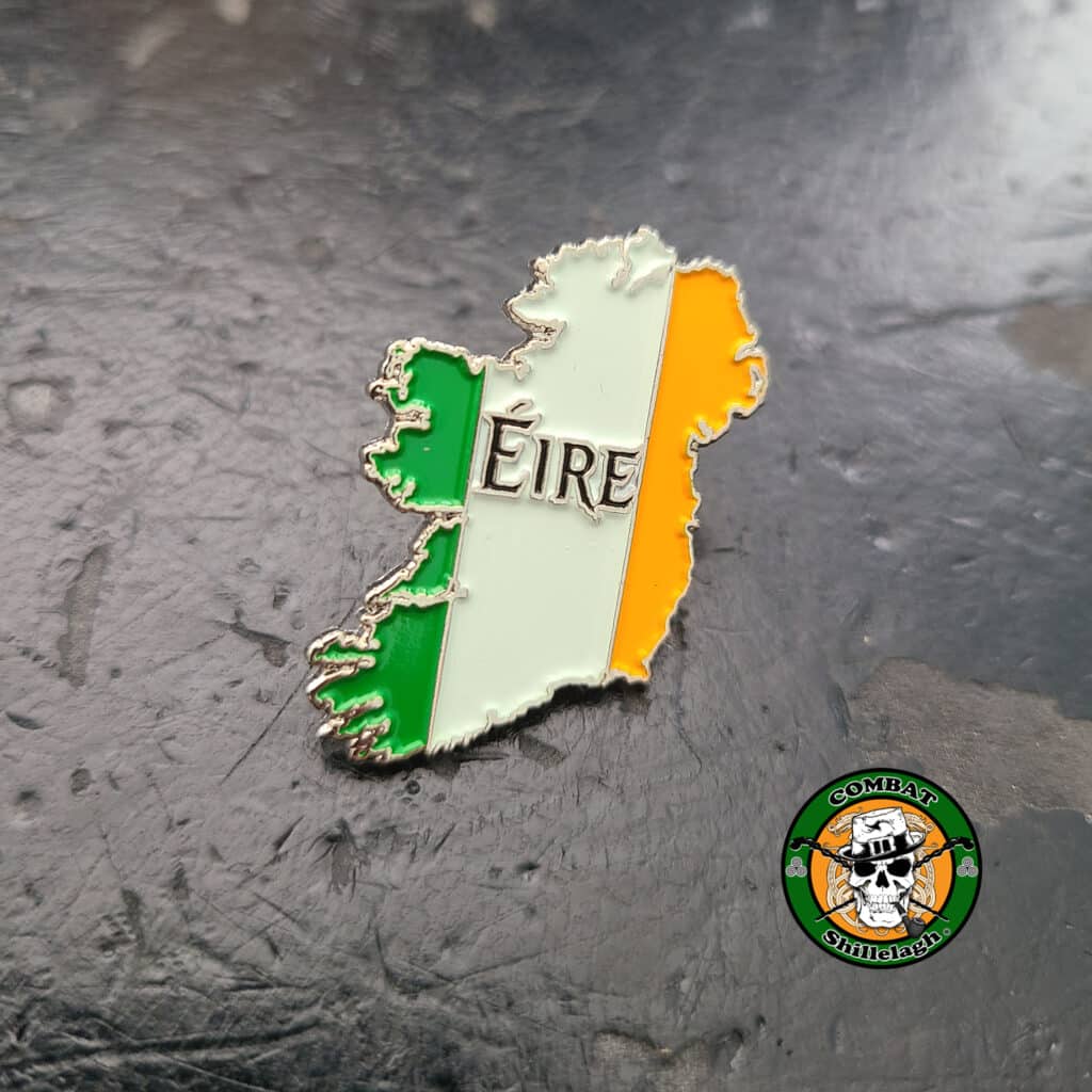 Eire Map of Ireland Pin - Combat Shillelagh