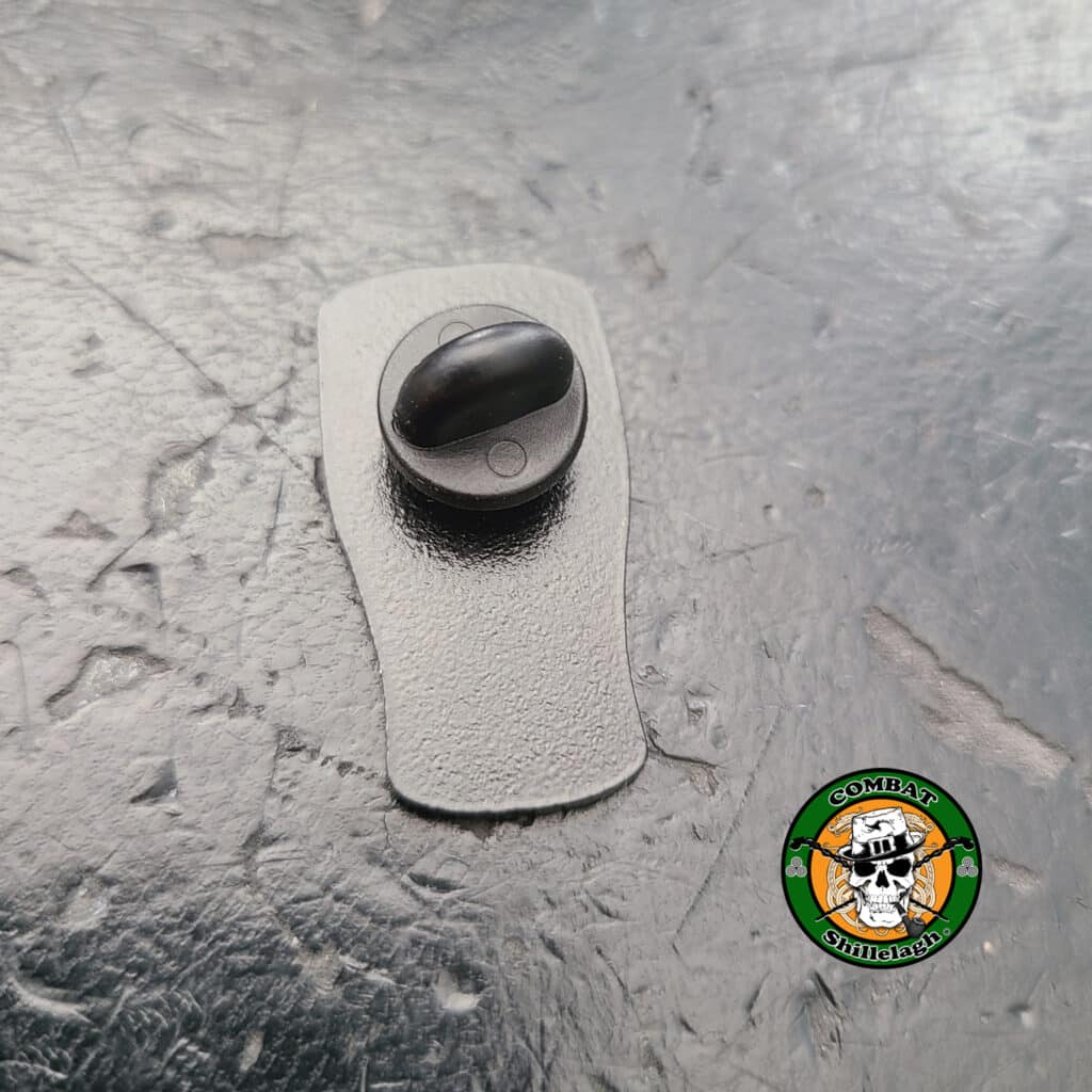 Stout Beer Glass Pin - Combat Shillelagh