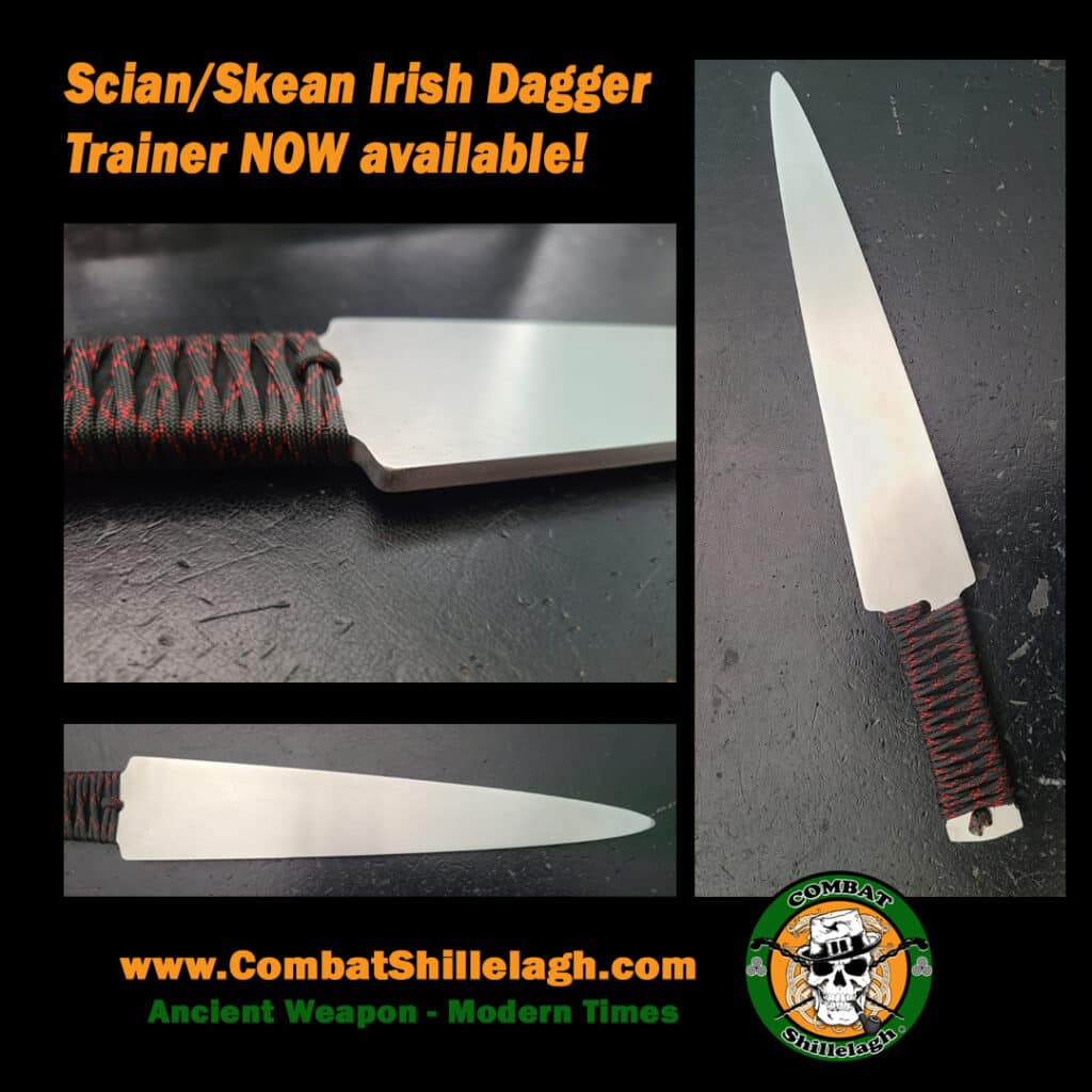 Scian (Skean) Irish Dagger Aluminum Trainer - Combat Shillelagh